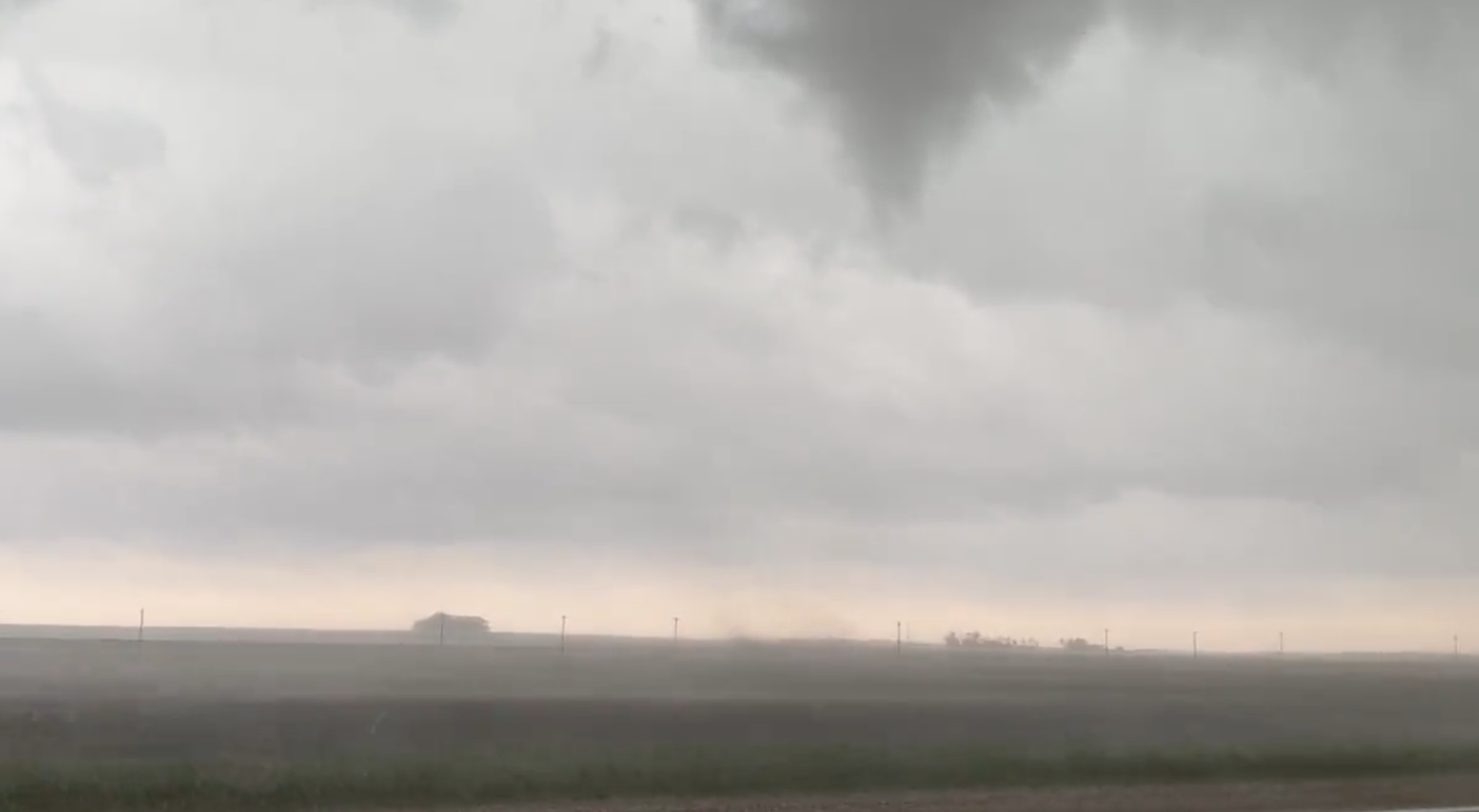 Tornado caught on camera near Pipestone, Minnesota yesterday